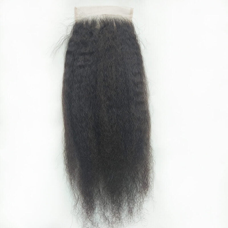 Kinky Straight Closure 5x5 Quality Virgin Hair