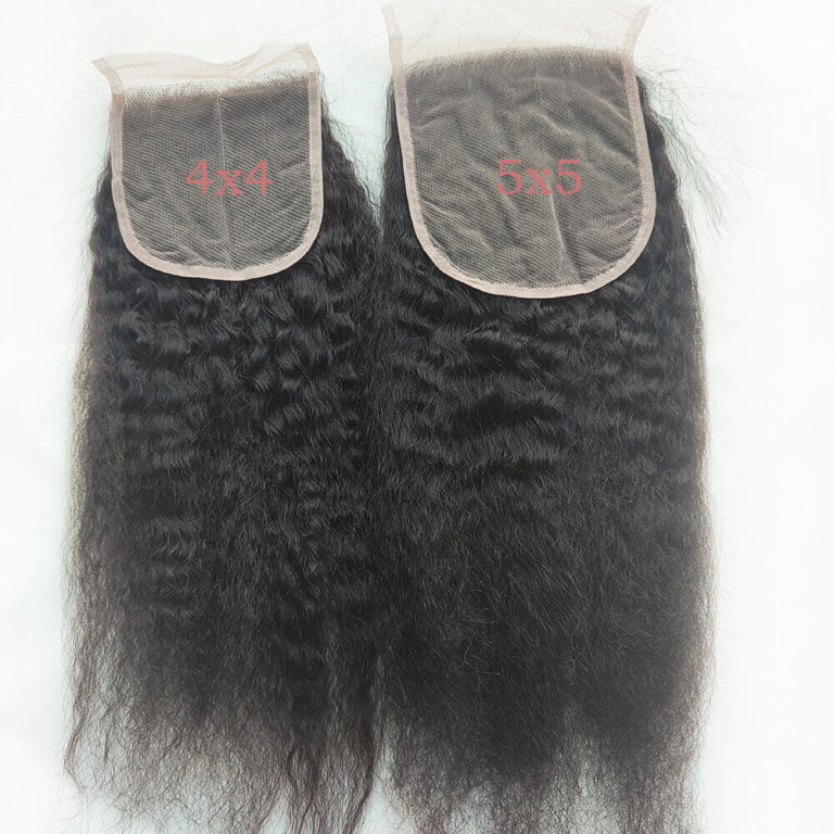 Kinky Straight Lace Closure Quality 4x4 Lace Closure