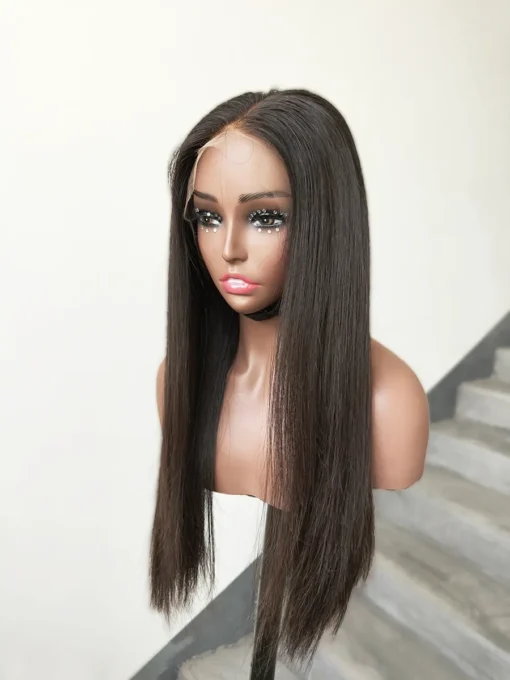Double Drawn Wig 13x4 HD Lace Frontal Wig 100% Raw Hair